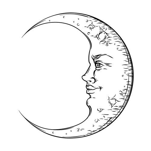Moon Outline Vector Images (over 55,000)