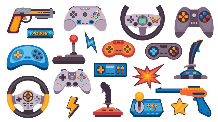 Game Controller Cartoon Vector Images (over 12,000)
