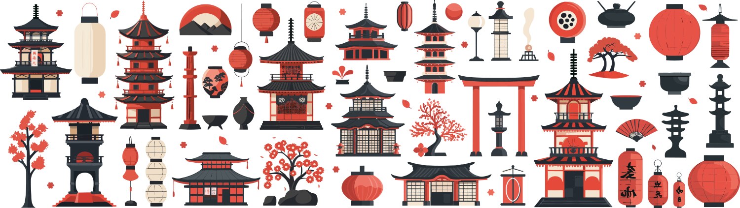 Japanese Elements Vector Images (over 87,000)