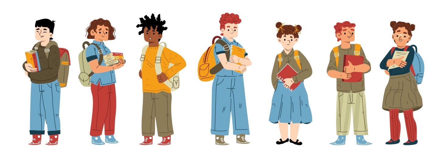 School Students Vector Images (over 300,000)