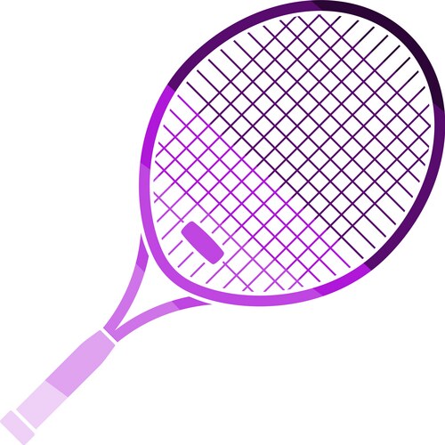 Tennis racket icon Royalty Free Vector Image - VectorStock