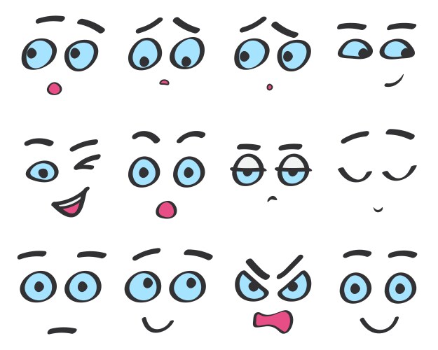 Cartoon Faces Funny Vector Images (over 380,000)