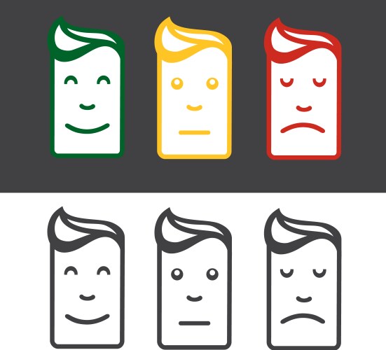 Smiley Face Red Green Yellow Vector Images (over 370)