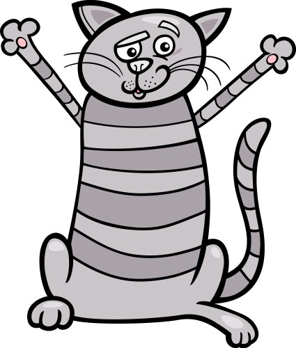 Cartoon Tabby Cat Vector Images (over 4,400)