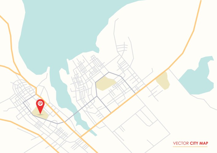 Us interstate highway map Royalty Free Vector Image