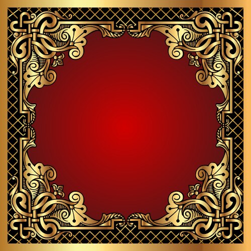Red Gold Border Vector Images (over 20,000)