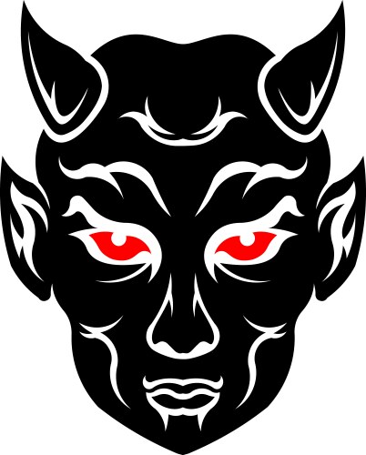 Serpent in female hands over the sigil of lucifer Vector Image