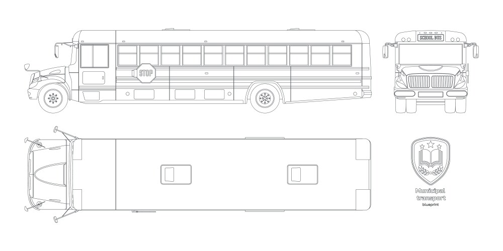 Bus Outline Vector Images (over 23,000)