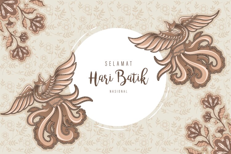 Traditional batik pattern Royalty Free Vector Image