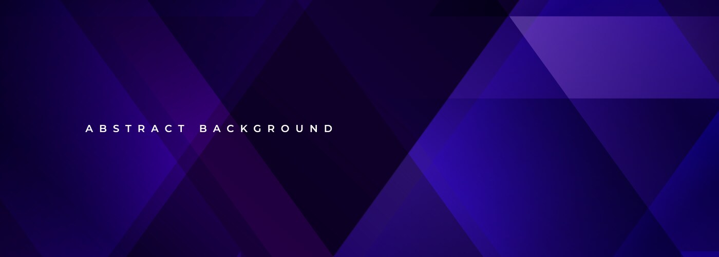 Dark violet modern abstract wide banner Royalty Free Vector