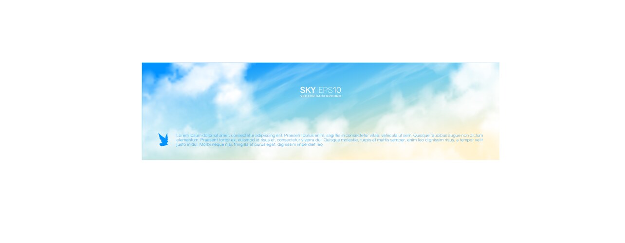 Horizontal banner Royalty Free Vector Image - VectorStock