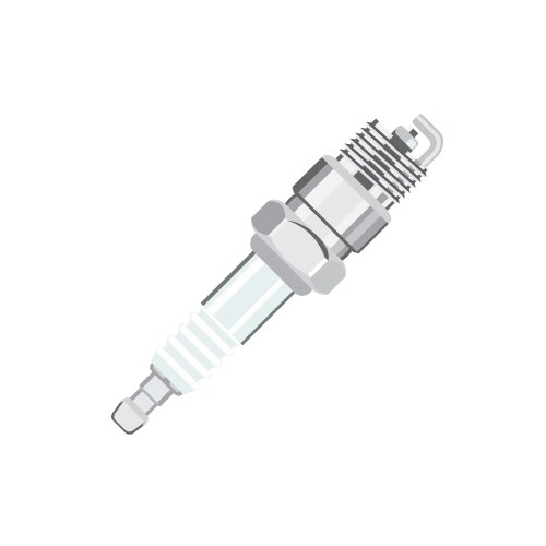 Spark plug sketch Royalty Free Vector Image - VectorStock