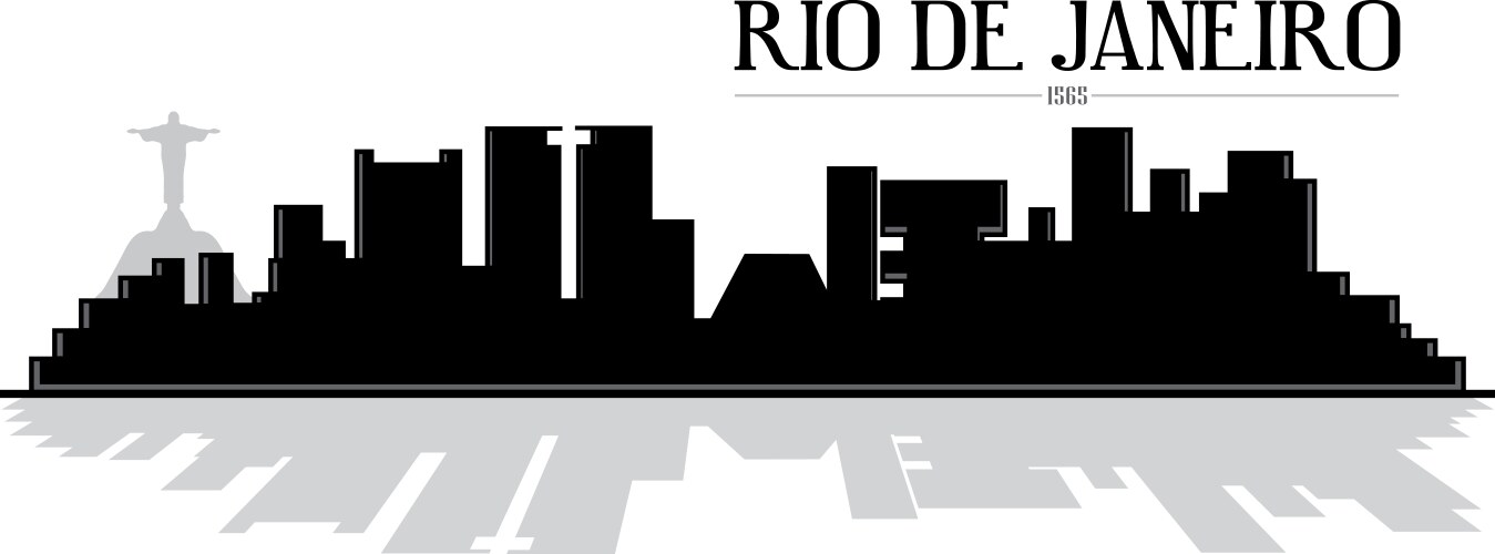 Dallas texas skyline silhouette Royalty Free Vector Image