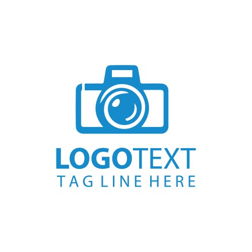 Camera logo Royalty Free Vector Image - VectorStock