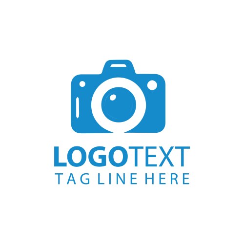 Camera logo Royalty Free Vector Image - VectorStock