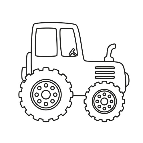 Tractor Outline Vector Images (over 12,000)