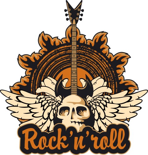 Rock around the clock Royalty Free Vector Image