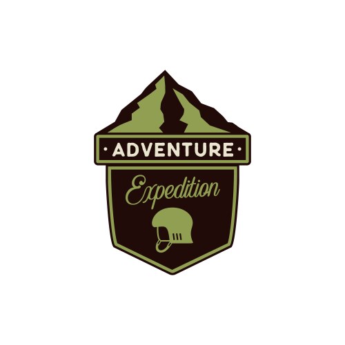 Expedition logo Royalty Free Vector Image - VectorStock