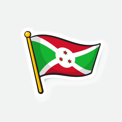 Photo of burundi flag Royalty Free Vector Image