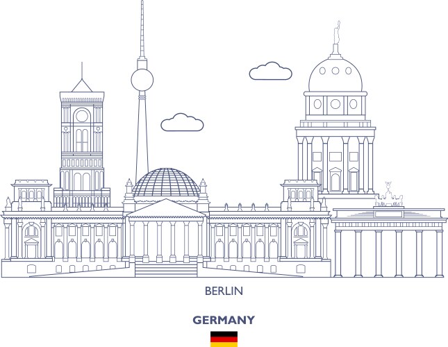 Berlin Royalty Free Vector Image - VectorStock