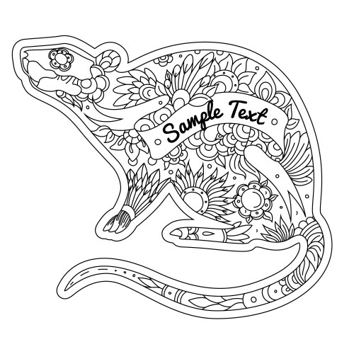 Rat Outline Vector Images (over 5,700)