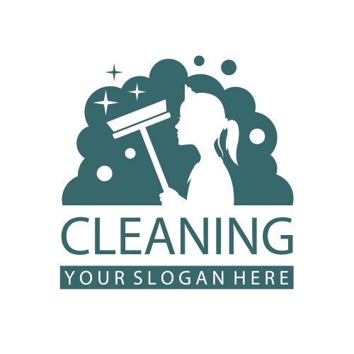 Cleaning lady theme image 1 Royalty Free Vector Image