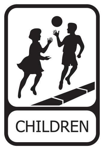 Children Playing Sign Vector Images (over 24,000)