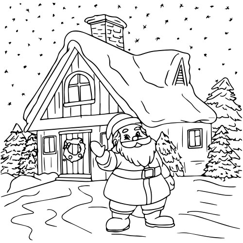 Home Coloring Page Vector Images (over 9,700)