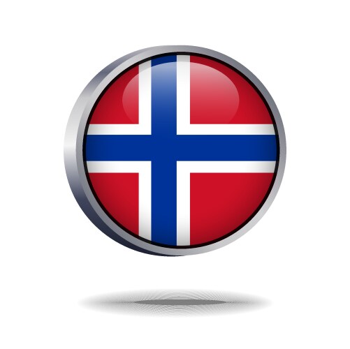 Chad flag button Royalty Free Vector Image - VectorStock