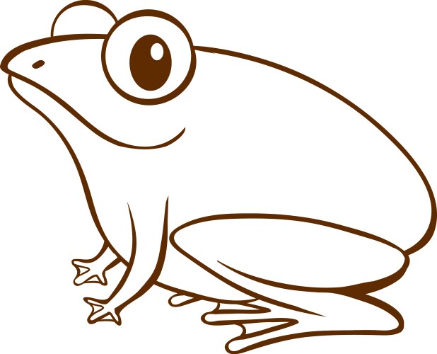 Cute Frog Line Drawing Vector Images (over 1,300)