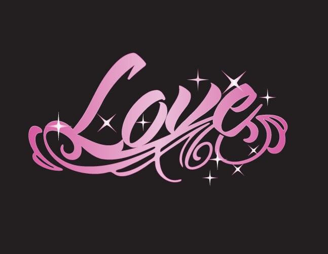 Letter b love Royalty Free Vector Image - VectorStock