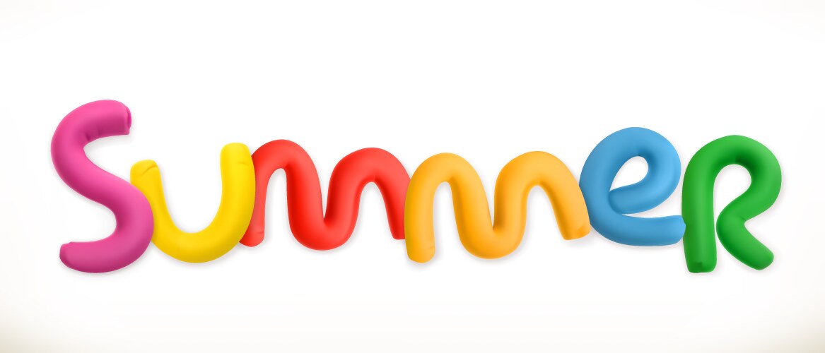 Summer lettering Royalty Free Vector Image - VectorStock