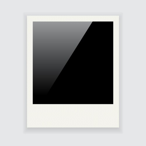 Polaroid frame Royalty Free Vector Image - VectorStock