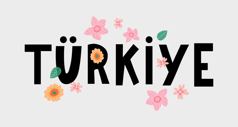 Set of country turkey culture and traditional Vector Image