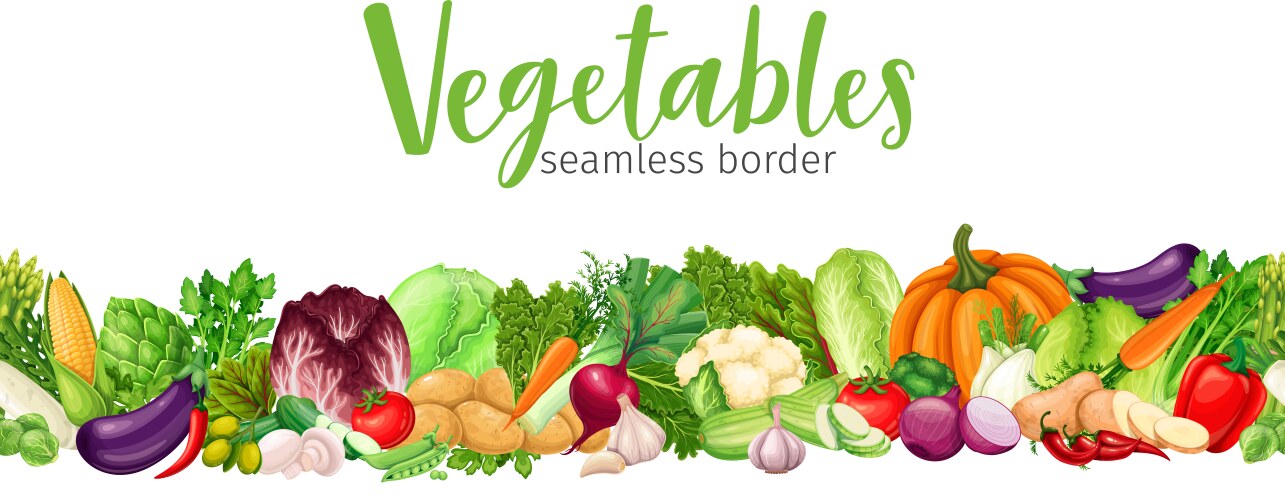 Border Vegetable Vector Images (over 10,000)