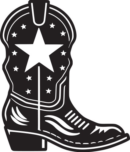 Cowboy Boots Outline Vector Images (over 2,600)