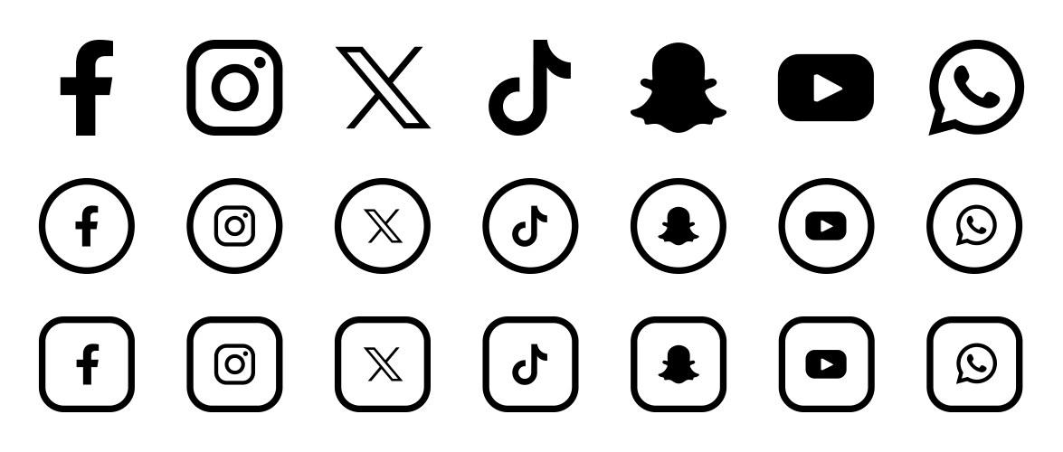 Facebook Twitter Vector Images (over 6,000)