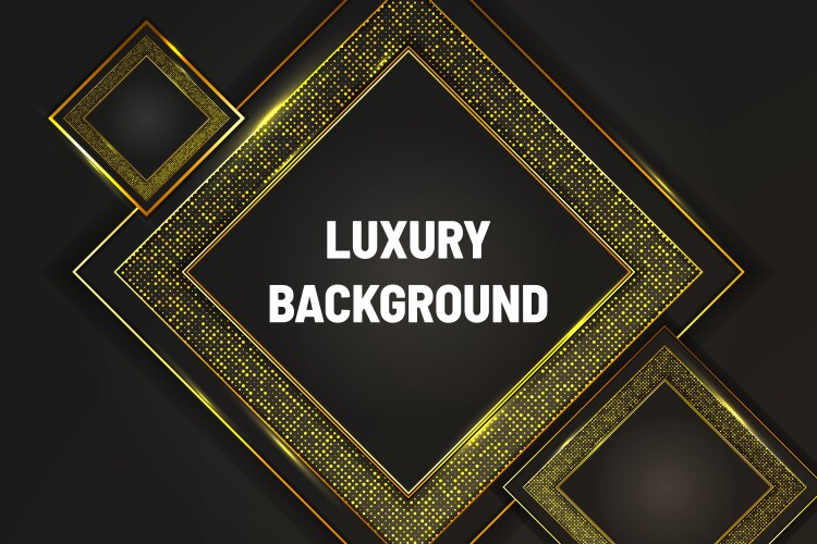 Modern black and gold background luxury Royalty Free Vector