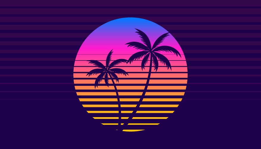 Sunset Logo Palm Vector Images (over 9,800)