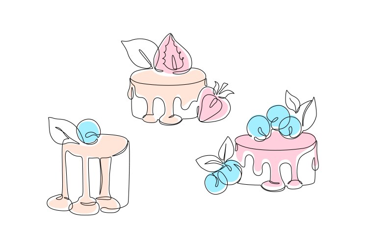 Continuous Line Drawing Food Vector Images (over 9,800)