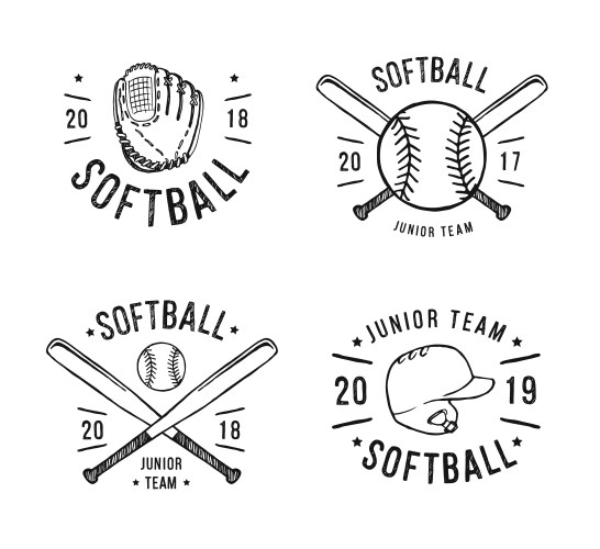 Softball Vector Images (over 16,000)