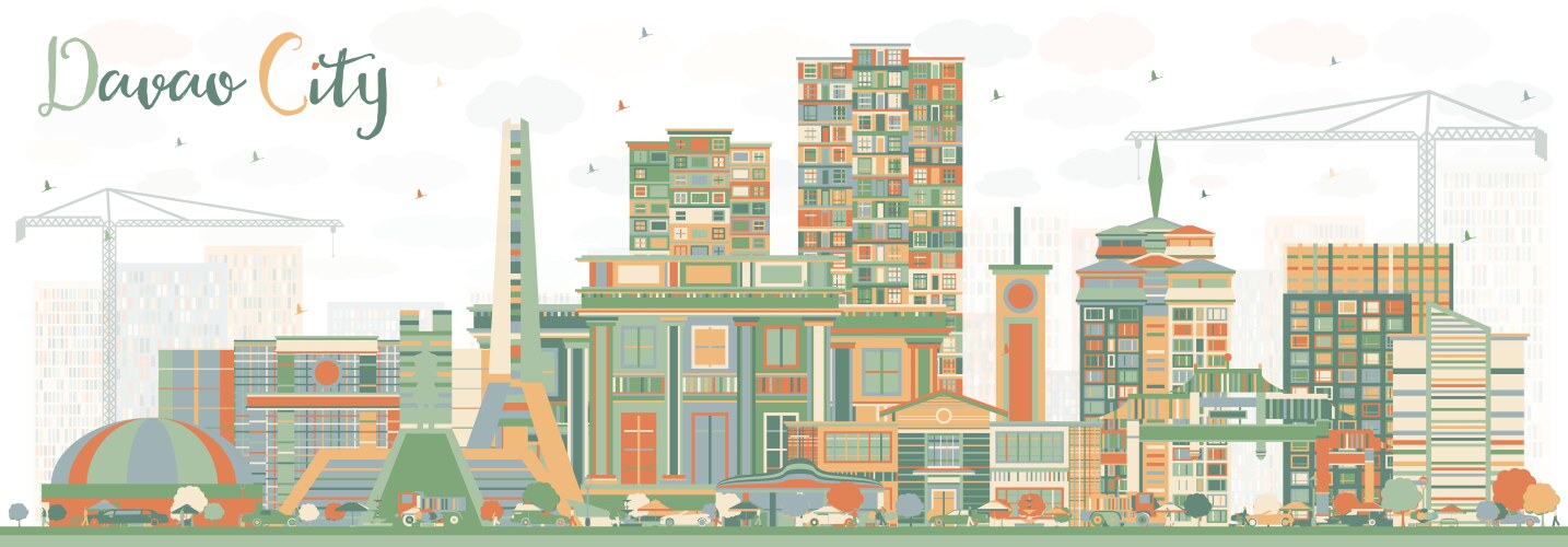 Davao Skyline Vector Images (63)