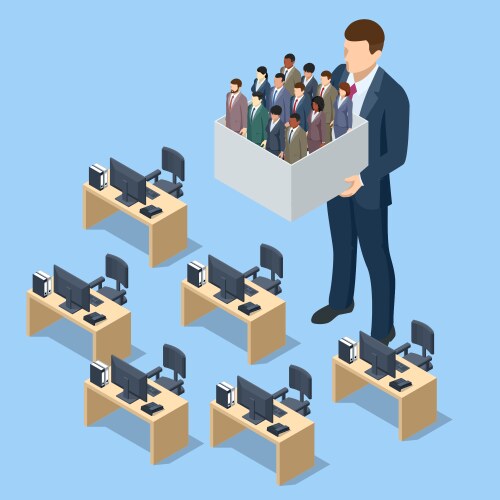 Isometric set business conception Royalty Free Vector Image Isometric set business conception Royalty Free Vector Image