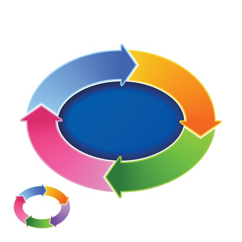 Green cartoon oval shape character smiling Vector Image