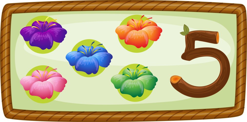 5 Flower Vector Images (over 6,200)