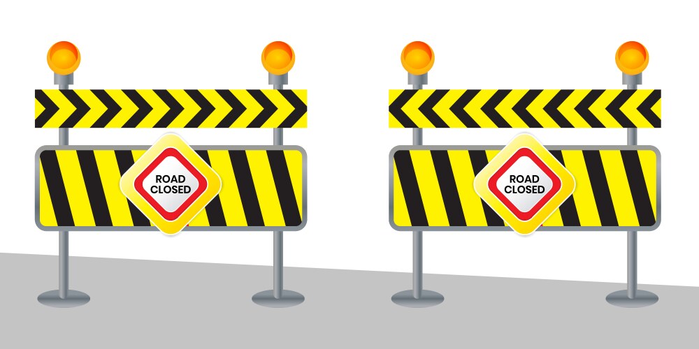 Road Closure Vector Images (96)