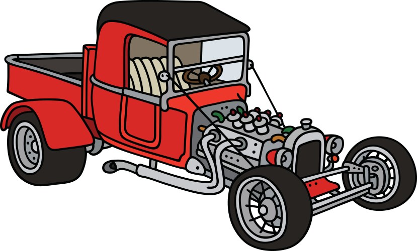 Cartoon Hot Rod Vector Images (over 1,200)