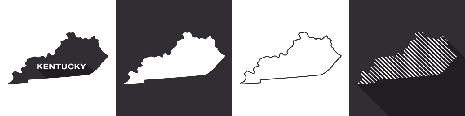 Kentucky State Outline Vector Images (over 750)