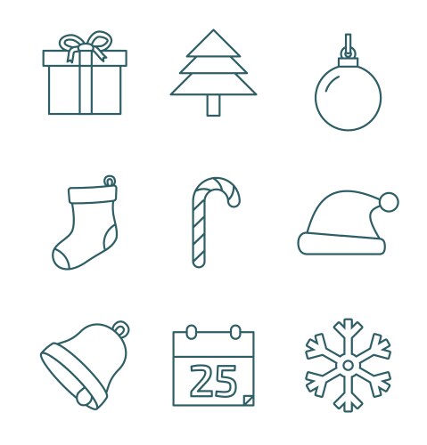 Christmas Outline Vector Images (over 120,000)