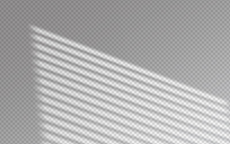 Light effect shadow overlay from blind isolated Vector Image